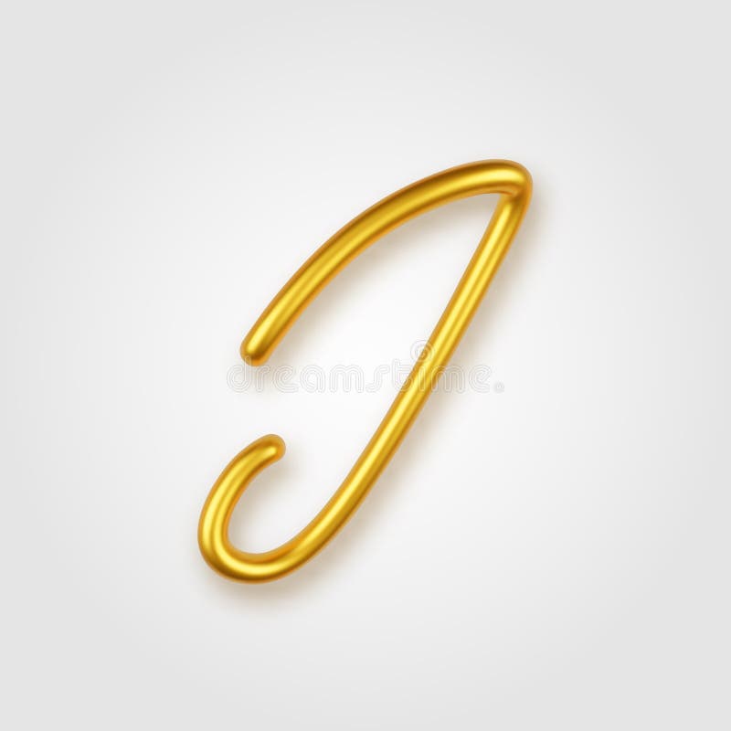 Letter J Gold Stock Illustrations – 2,127 Letter J Gold Stock ...