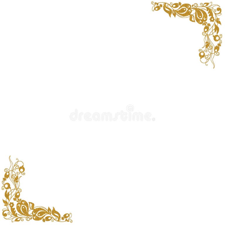 Decorative Gold Corners Stock Illustrations – 3,830 Decorative Gold ...
