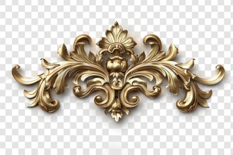 Gold Decorative Element stock image. Image of gold, architecture ...