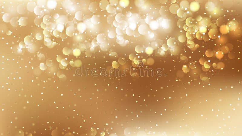 Gold Defocused Lights Effect Shine Wallpaper Stock Vector ...