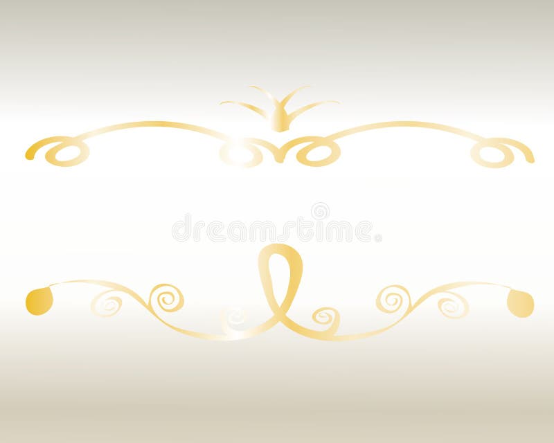 Gold design element stock vector. Illustration of element - 4137569