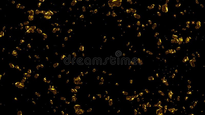 Gold Sky Particle Loop Animation Stock Video - Video of clouds, flare ...