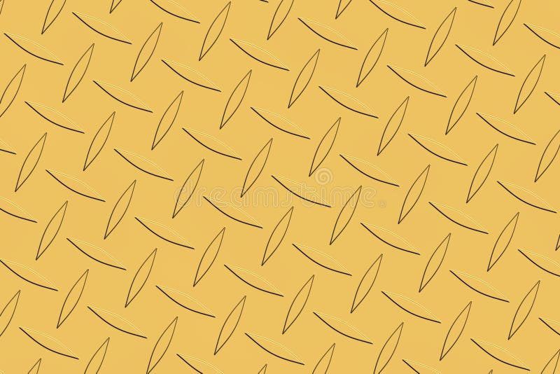 Gold diamond plate texture stock illustration. Illustration of chrome ...