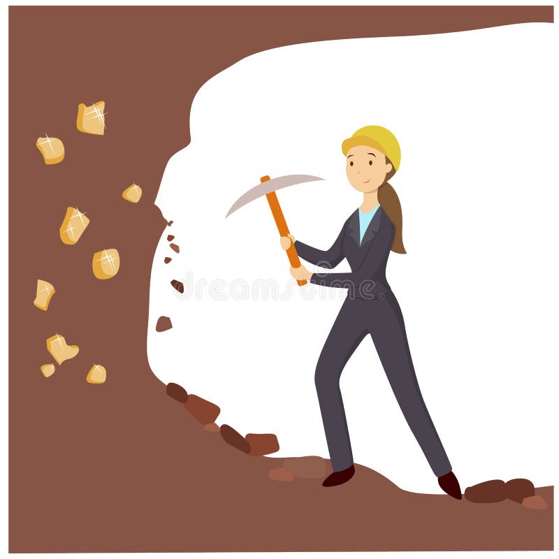 Gold Digger Cartoon Stock Illustrations – 3,071 Gold Digger Cartoon ...