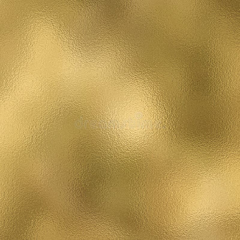 Gold Digital Metallic Foil, Hot Foil, Digital Paper Stock Illustration ...