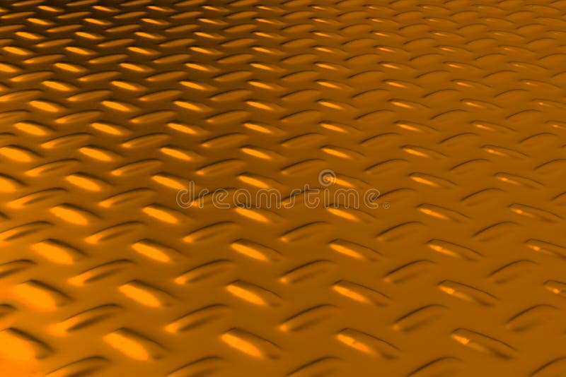 Gold Dirty Checkered Steel Plate Stock Illustration - Illustration of ...