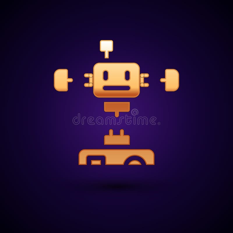 Artificial Intelligence Black Gold Stock Illustrations – 1,749 ...