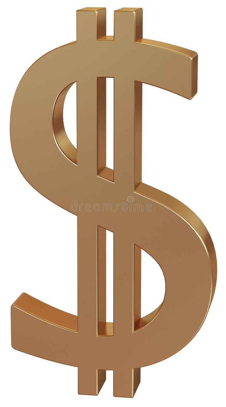 Gold Dollar Symbols Stock Illustrations 4 043 Gold Dollar Symbols
