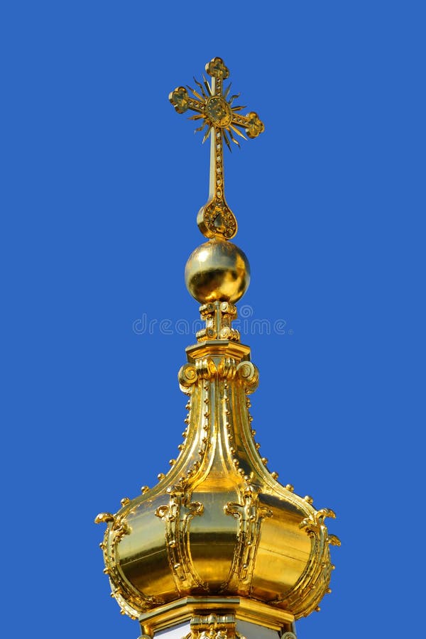 Gold dome stock photo. Image of cross, luxury, travel - 21484920