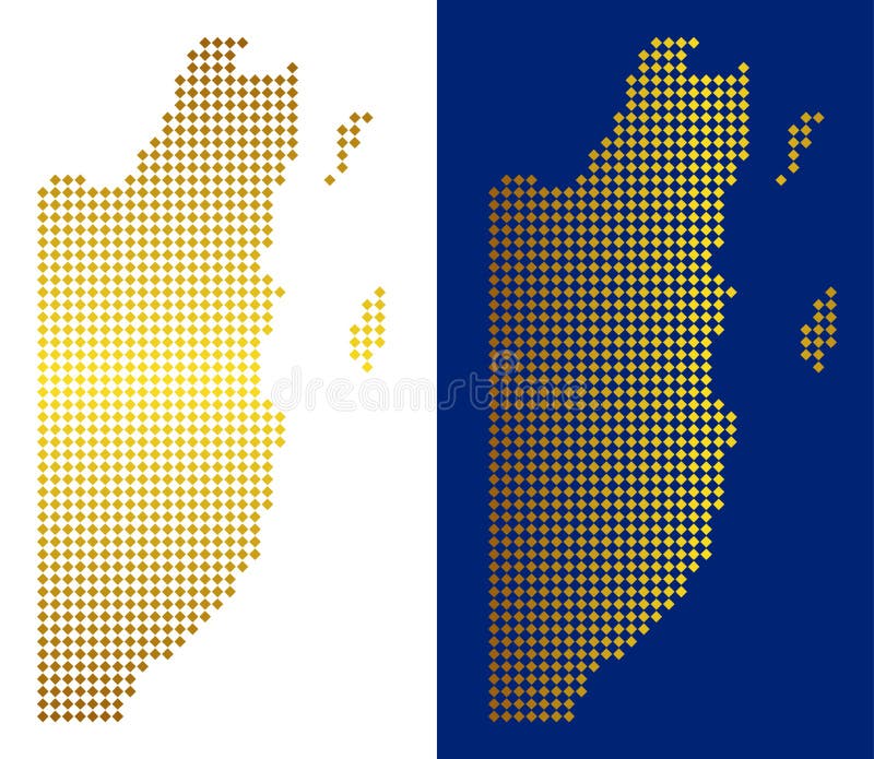 Dotted Belize Map stock vector. Illustration of pattern - 122646031