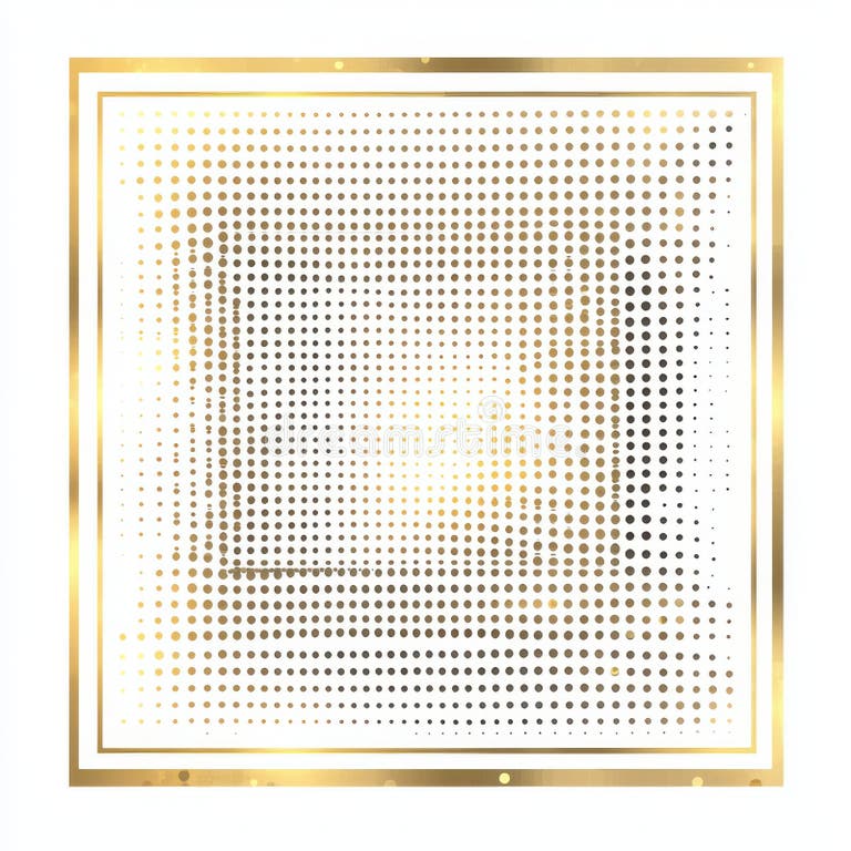 Gold Dot Pattern Modern Design Abstract Art Elegant Background Isolated ...