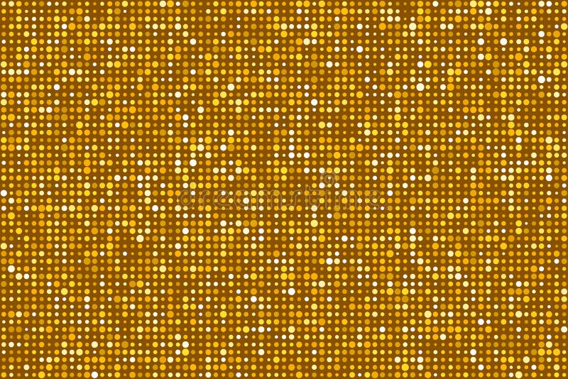 Gold Dots Pattern Seamless Background. EPS8 Vector Stock Vector ...