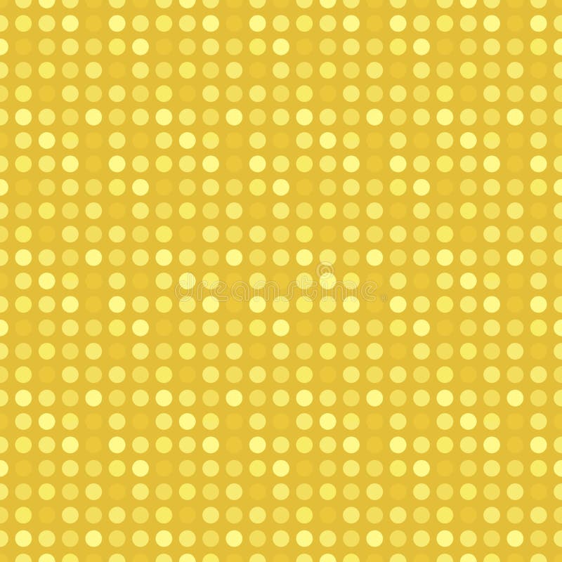 Gold Dotted Pattern Illustration Stock Vector - Illustration of ...