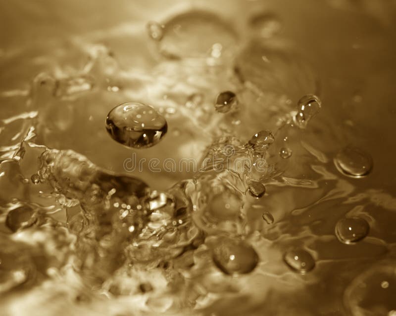 Gold Drop stock photo. Image of drops, mono, mist, water - 2797526