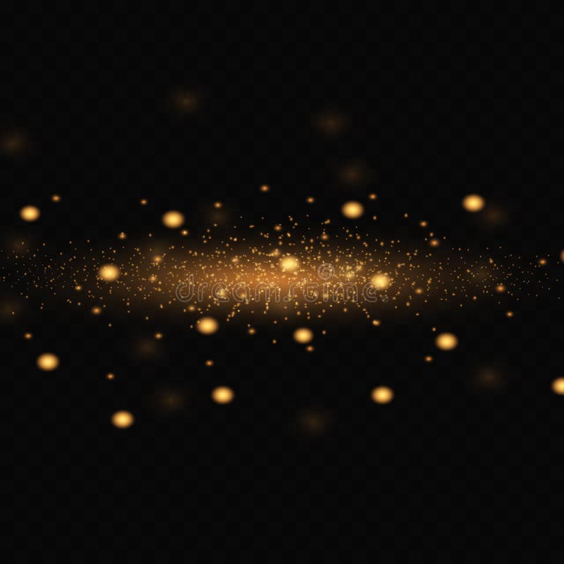 Gold Dust Background with Light Beautiful Effect, Burst Stock ...