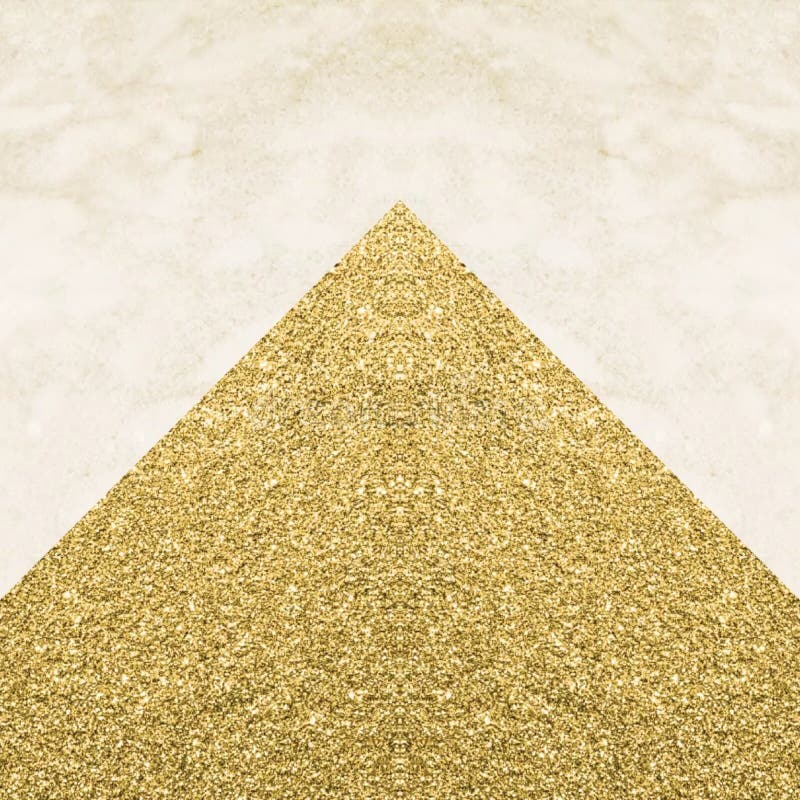 Gold Dust Material Design Abstract Shapes Stock Photo - Image of ...