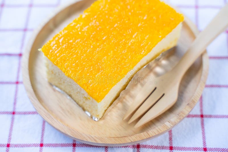 Gold egg yolk thread cakes stock photo. Image of thai - 136924154