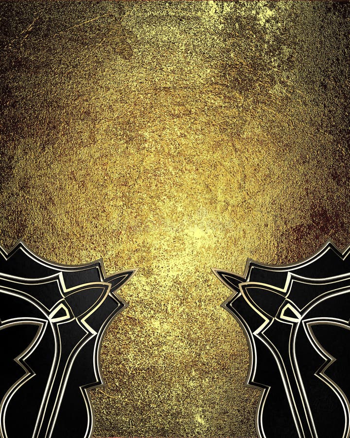 Gold Element for Design. Template for Design Stock Illustration ...