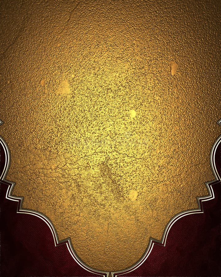 Gold Element for Design. Template for Design Stock Illustration ...