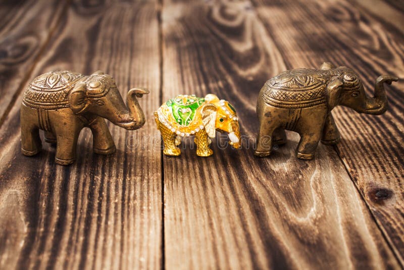 Gold Elephant with Stones Handmade Stock Image - Image of abstract ...