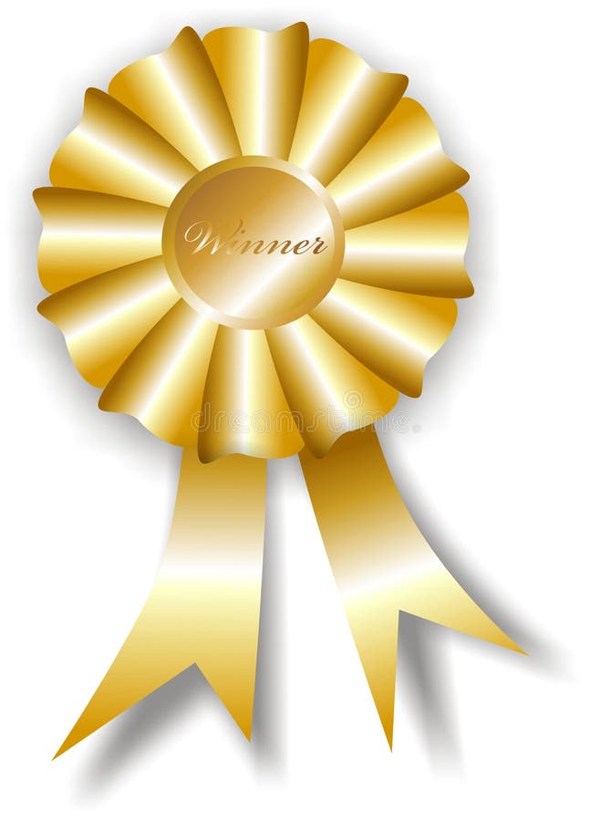 Gold emblem stock illustration. Illustration of award - 168696473