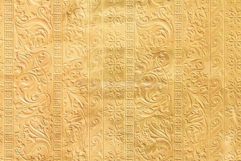 Gold Embossed Texture for Background Stock Image - Image of blue ...