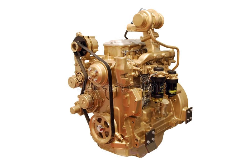 Gold engine stock photo. Image of vehicle, propulsion - 9759694