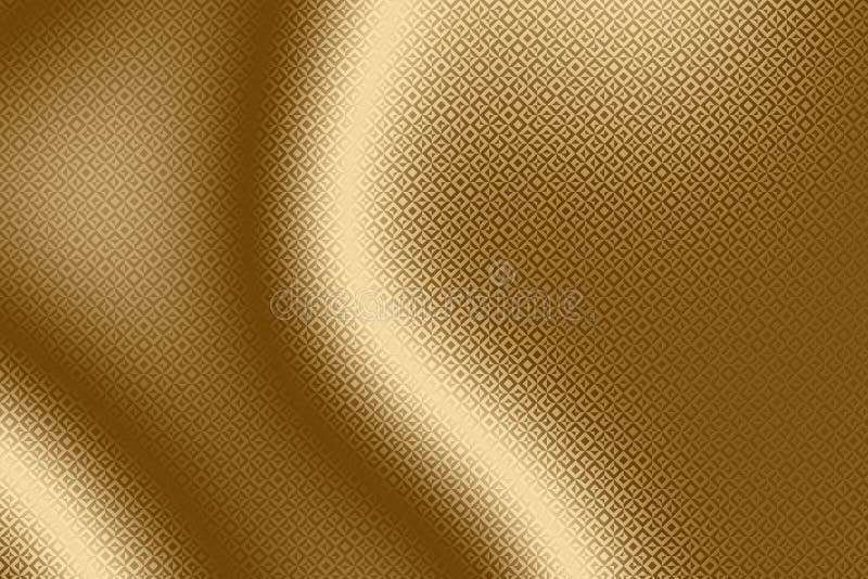 Gold Fabric Pattern And Vintage Textile Background, Design Stock ...