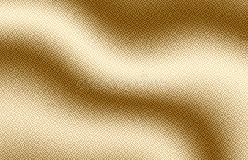 Gold Fabric Pattern and Vintage Textile Background, Texture Border ...
