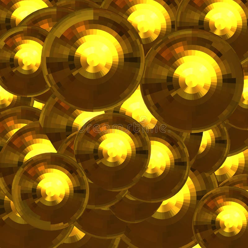 Balls Gold Metal Reflection Sphere Stock Illustrations – 363 Balls Gold ...