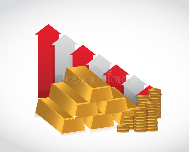 Falling Profits Business Graph Illustration Stock Illustration ...