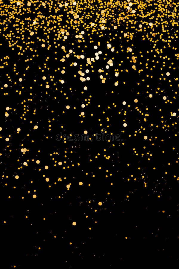Gold falling sparkles stock image. Image of isolated - 135373929