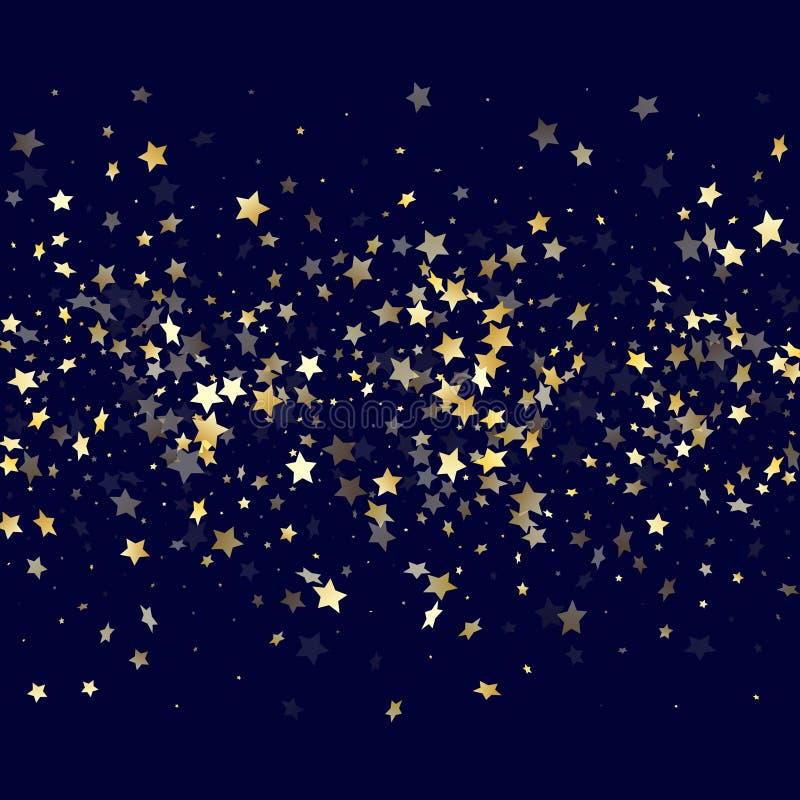 Gold Falling Star Sparkle Elements of Glitter Gradient Vector ...