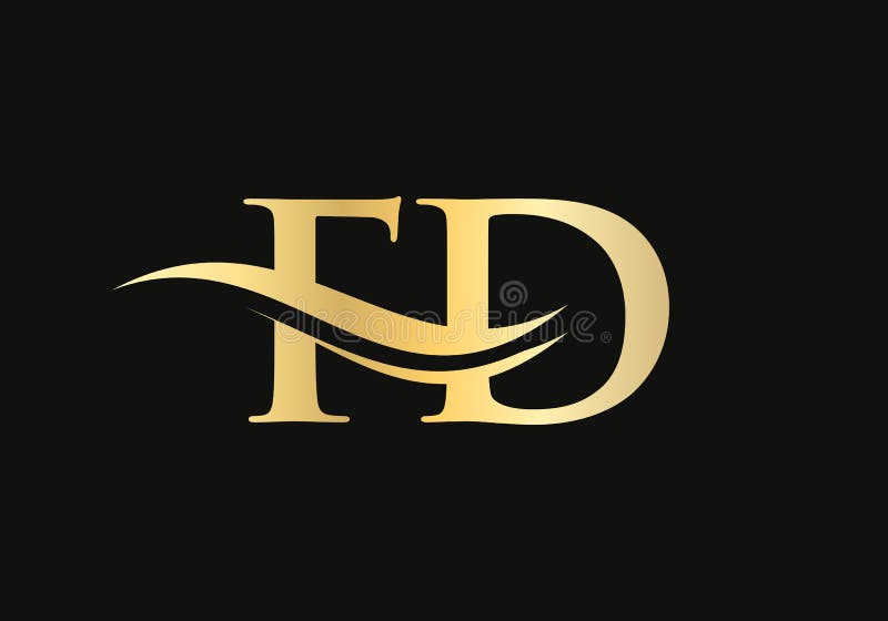 Letter Fd Modern Logo Stock Illustrations – 1,385 Letter Fd Modern Logo ...
