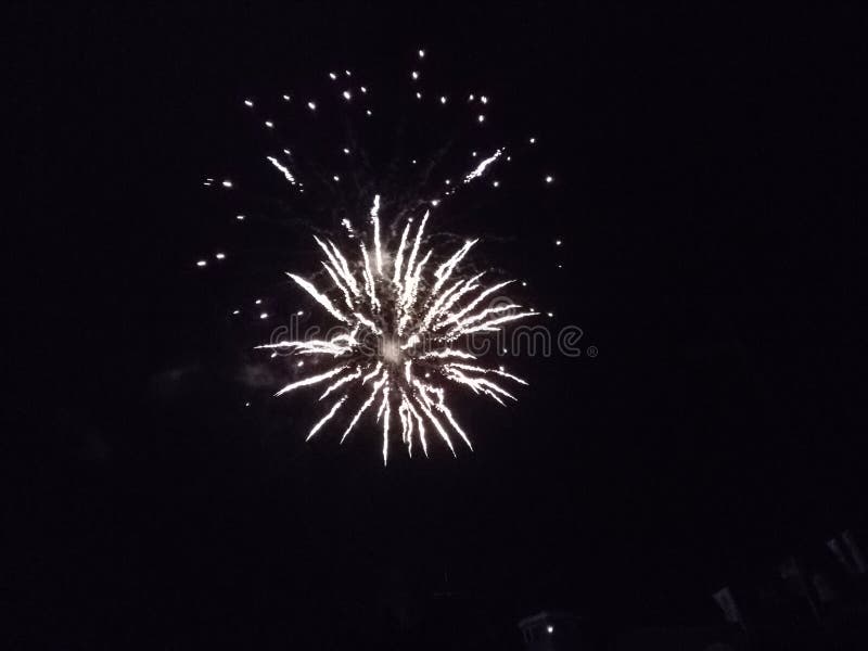 Gold firework stock photo. Image of firework, tadah - 114009508