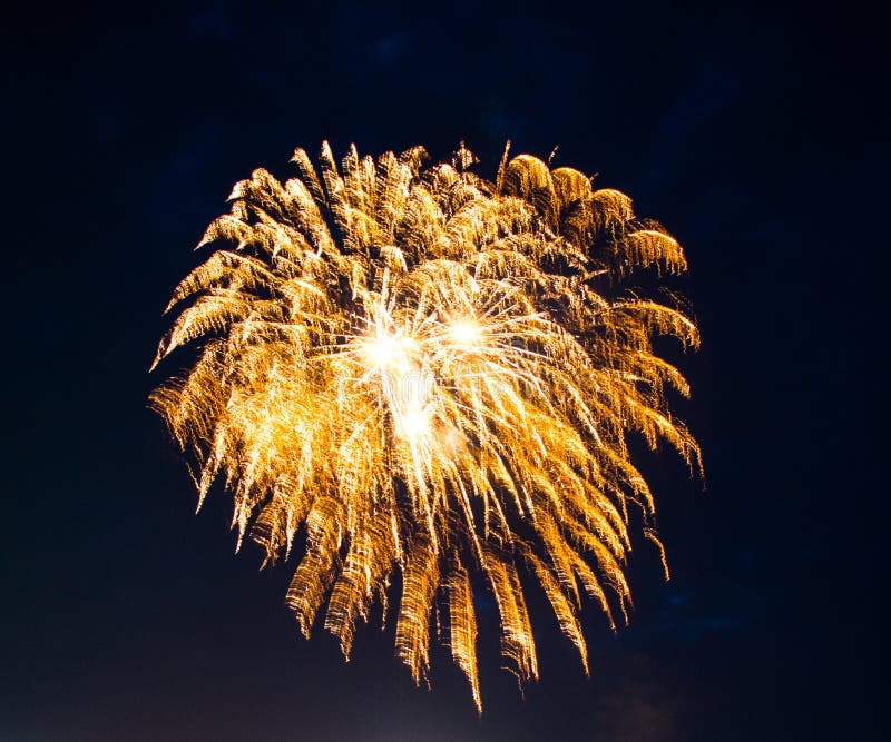 Gold firework stock photo. Image of firework, tadah - 114009508