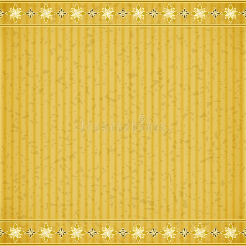Gold Flower Card Board Texture Stock Illustration - Illustration of ...