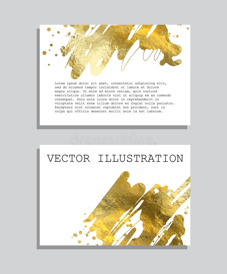 Gold Foil Abstract Grunge Banner. Texture, Gold Foil Effect Background ...