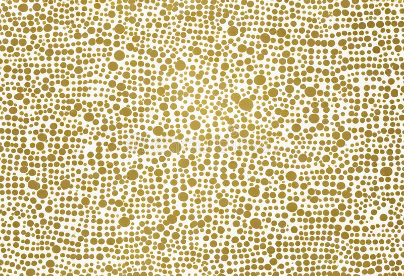 Gold Foil Circles Abstract Seamless Vector Pattern Modern Elegant ...