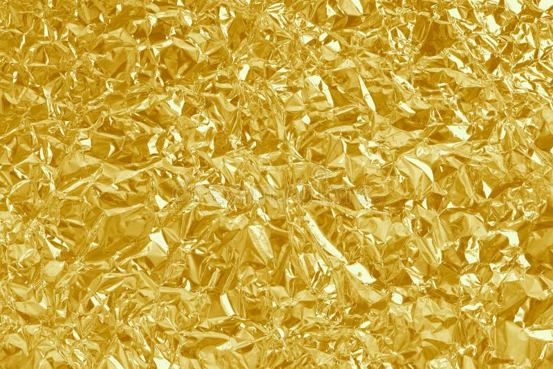 Gold Foil Leaf Shiny Texture, Abstract Yellow Wrapping Paper for ...