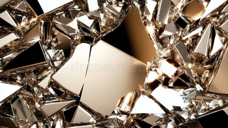 Gold Foil Shattered Pieces Finish Textured Metallic Stock Photos - Free ...