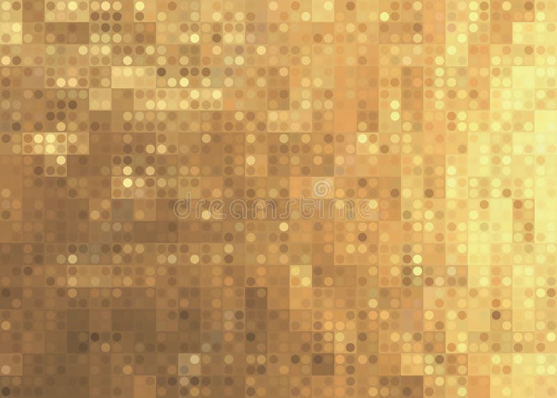 Gold Foil Stylized Abstract Digital Vector Image Stock Illustration ...
