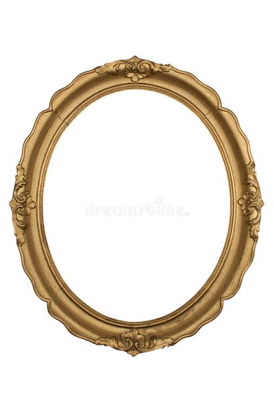 Gold frame stock image. Image of background, portrait - 12967681