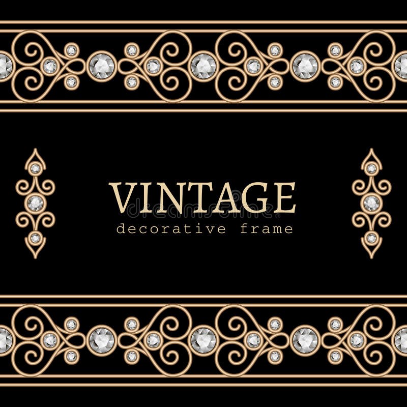 Jewelry Borders Stock Illustrations – 973 Jewelry Borders Stock ...