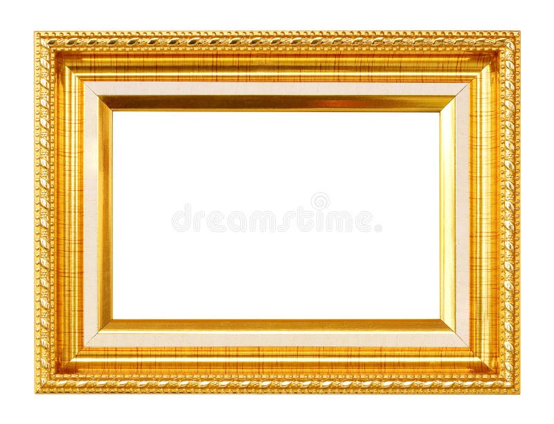 Gold frame stock photo. Image of craft, rustic, frame - 74123662