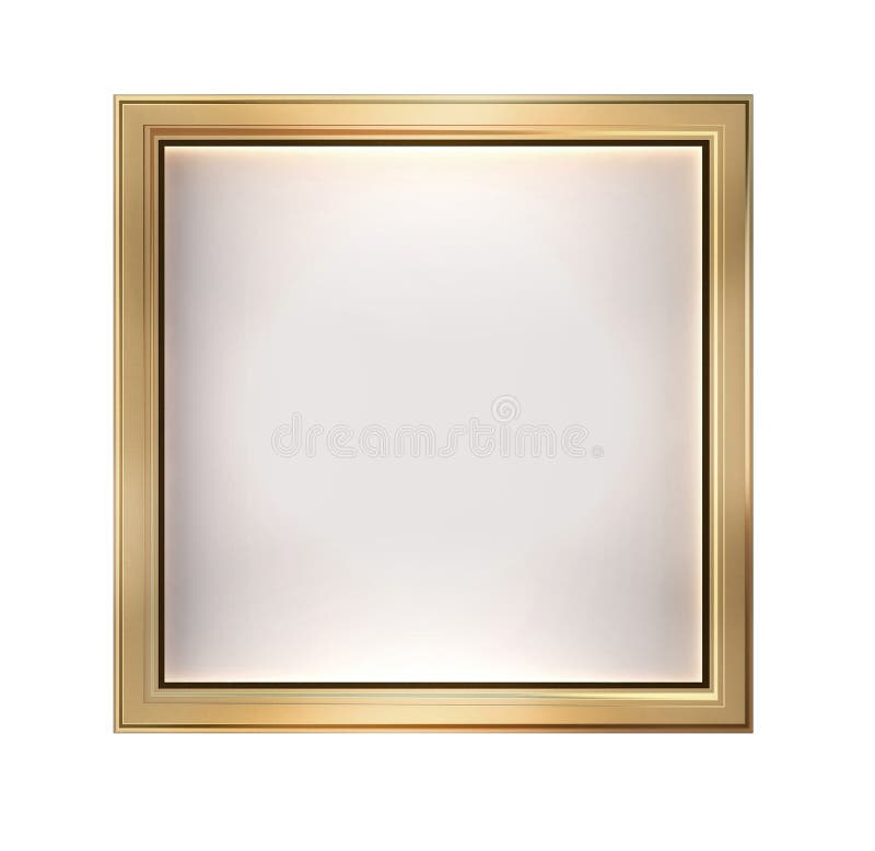 Gold frame stock image. Image of square, hole, elegant - 50298747