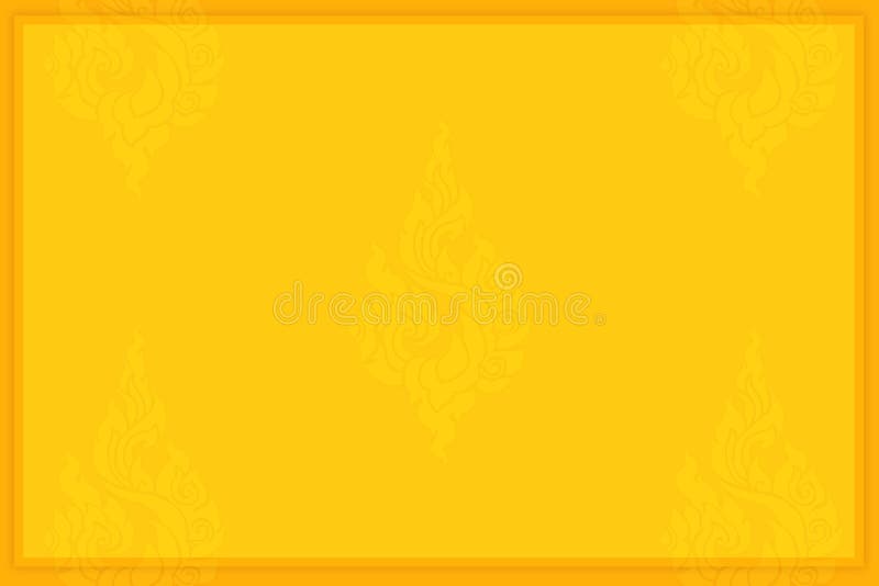 Gold Frame Thai Tradition Art. Stock Illustration - Illustration of ...