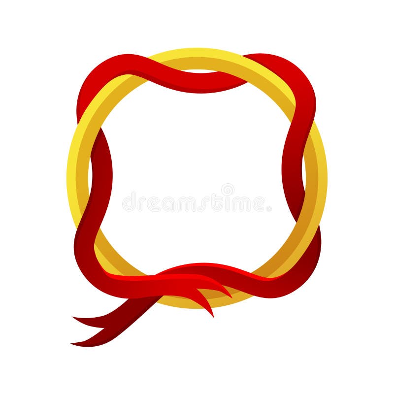 Gold Game Frame Avatar, Luxury Round Template for Game Ui. Stock Vector ...
