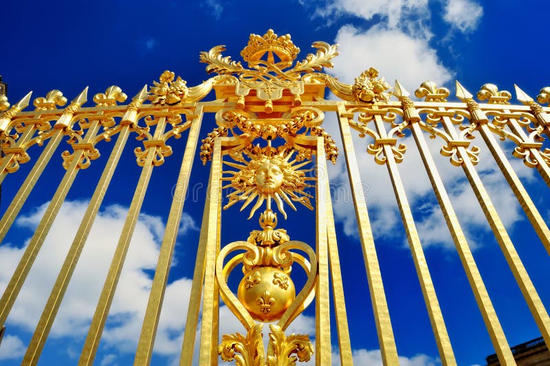 Gold Gate stock photo. Image of golden, clouds, design - 21836754