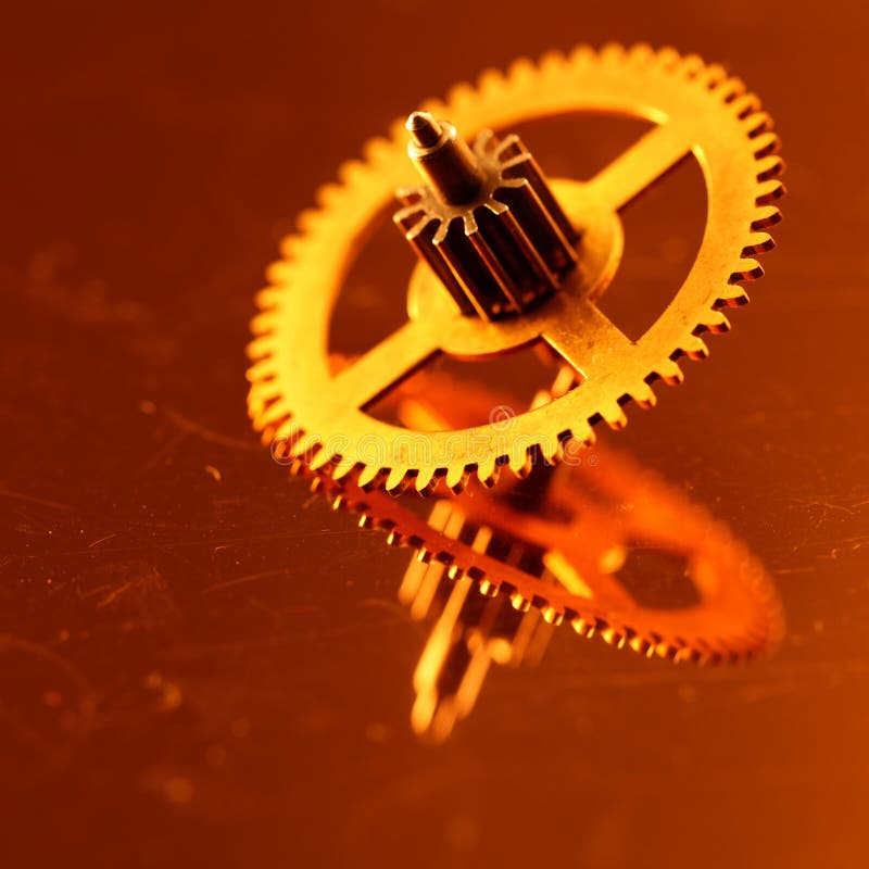 Gold gear stock photo. Image of jewelry, gears, industry - 15746862